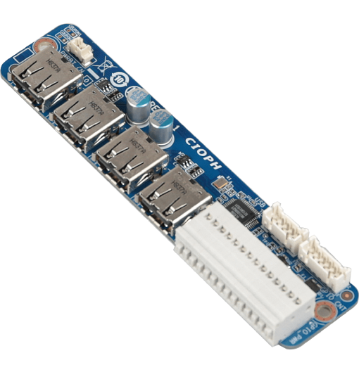 CIOPH-SI | I/O Converter Board with 4 x USB 2.0 Ports