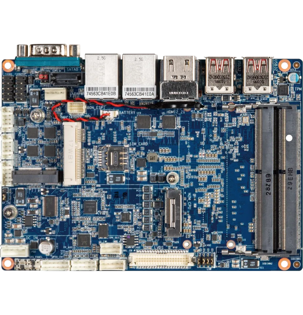 QBiP-1245EB | 3.5” SubCompact Board with 12th Generation Intel® Core™ i5-1245UE Processor