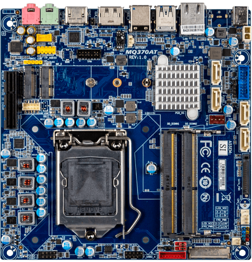 iTXL-Q370A | Thin Mini-ITX with Intel® Q370 Chipset - support 9th/8th Generation Intel® Core ...